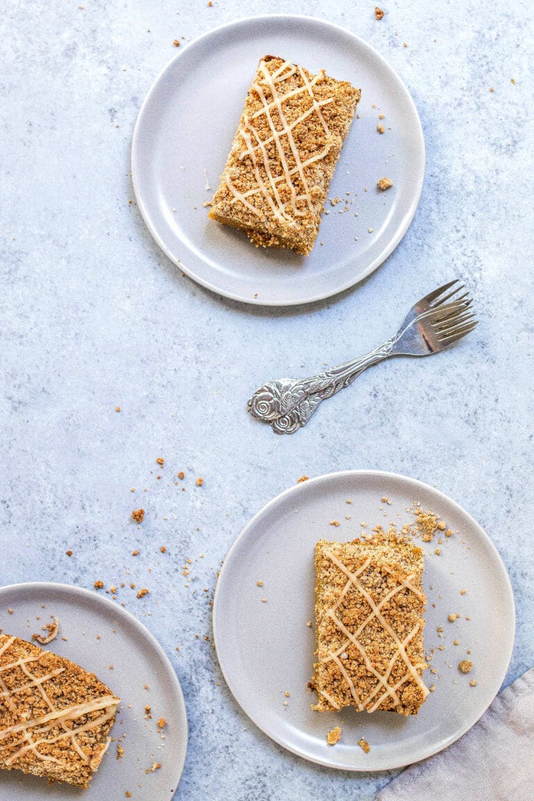 AIP Pumpkin Pie Crumb Bars (Paleo, Vegan) - Food By Mars