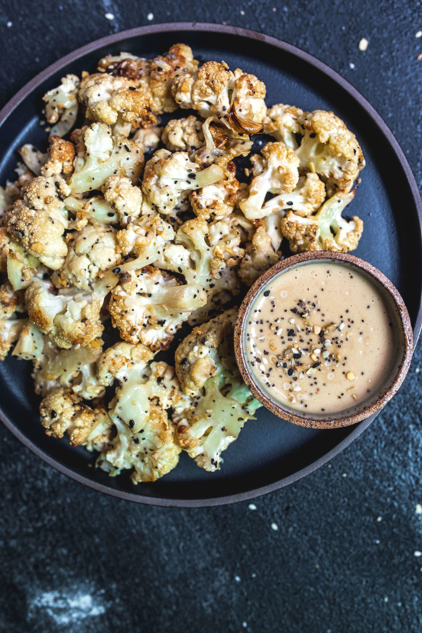 Everything Tahini Roasted Cauliflower (paleo, Whole30) - Food By Mars