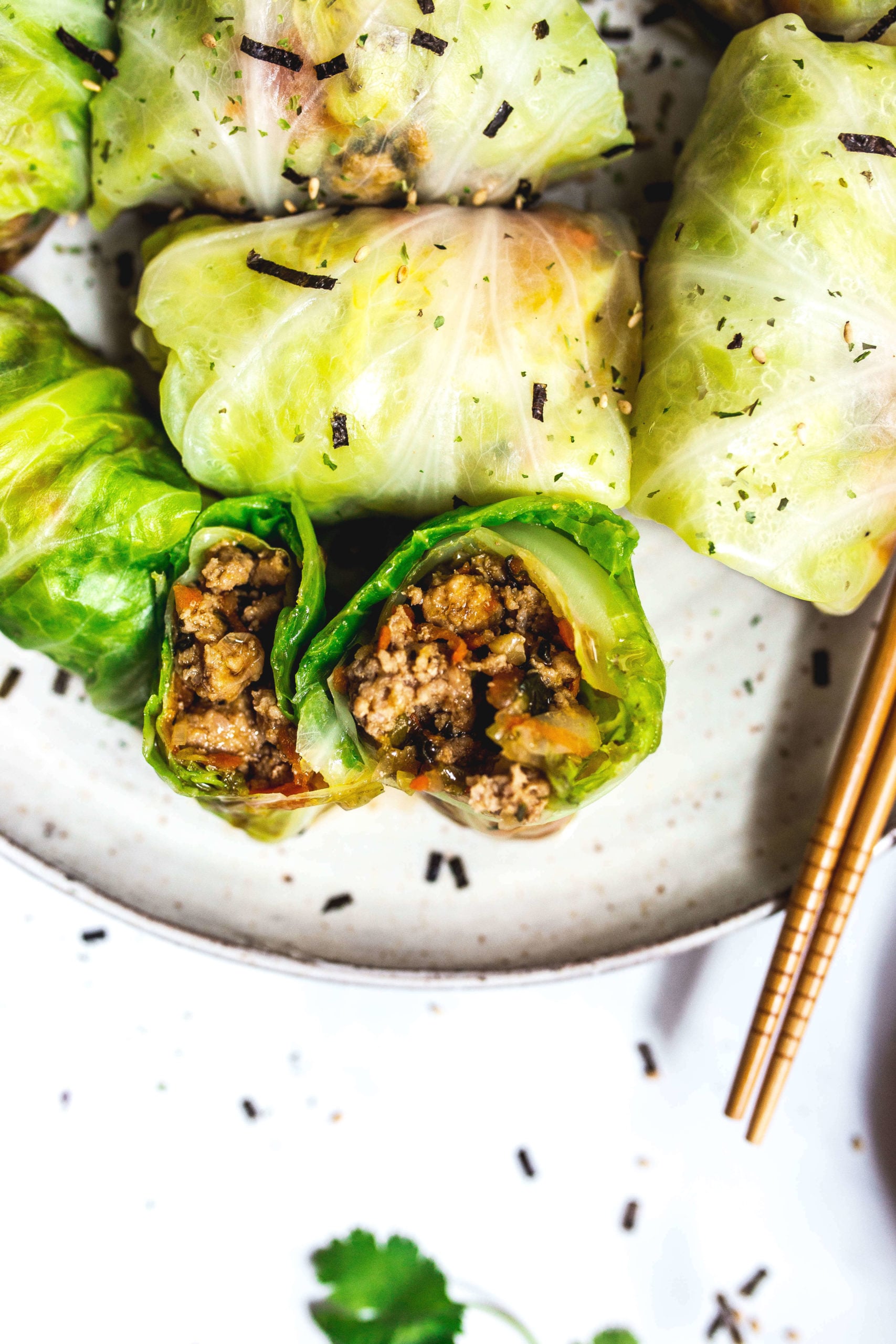 Dim Sum Paleo Cabbage Rolls (AIP-friendly, Whole30) - Food By Mars
